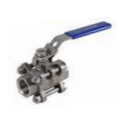 Válvula de Bola Acero Inoxidable 3 Cuerpos